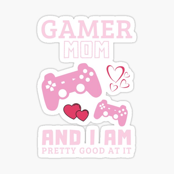"nerd gamer mom mother's day 2021" Sticker by JettDesign | Redbubble