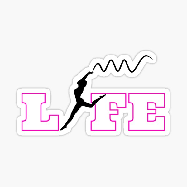 "LIFE - Dancer, Inspiration and Art" Sticker for Sale by LifeSimpliCity ...