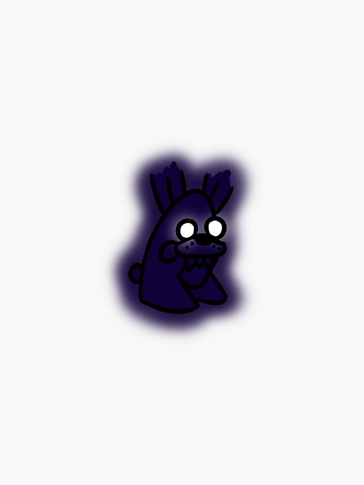"Shady Boney (Shadow Bonnie)" Sticker for Sale by Soteline | Redbubble