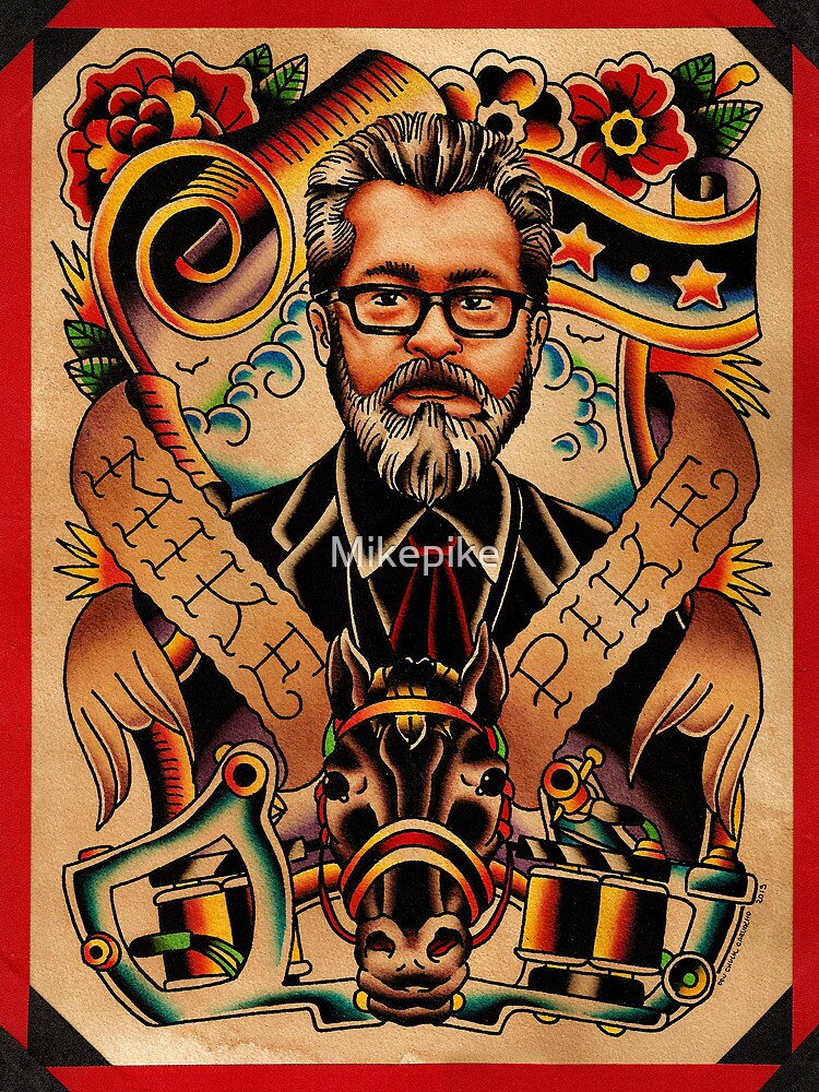 "Mike Pike Portrait" by Mikepike | Redbubble