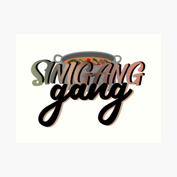 "Filipino Sinigang Gang" Art Print for Sale by byLIZH | Redbubble