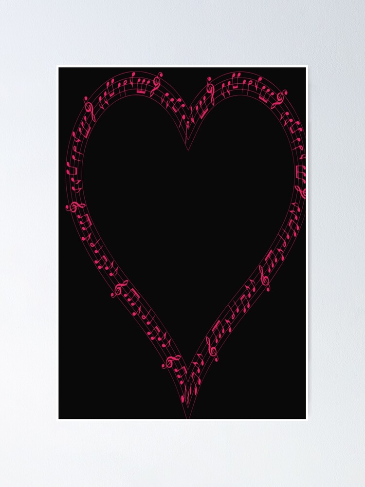 "Heart shape with Musical Notes - For Those That Believe In Love We ...
