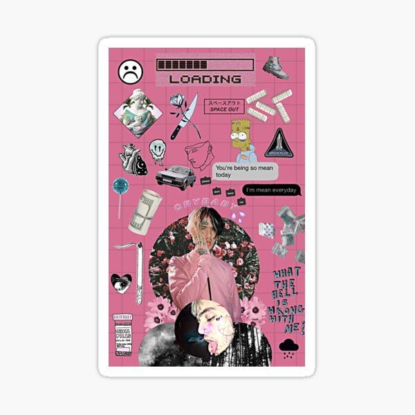 "Lil Peep Collage" Sticker for Sale by shauna220 | Redbubble