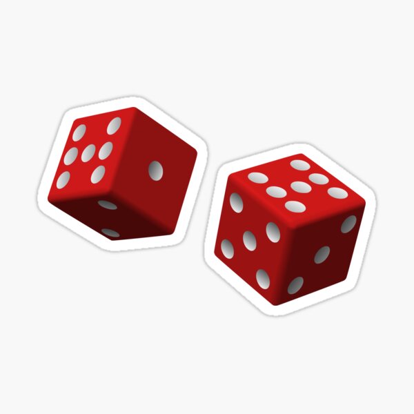 "Lucky 7 dice" Sticker by Vitopic24 | Redbubble
