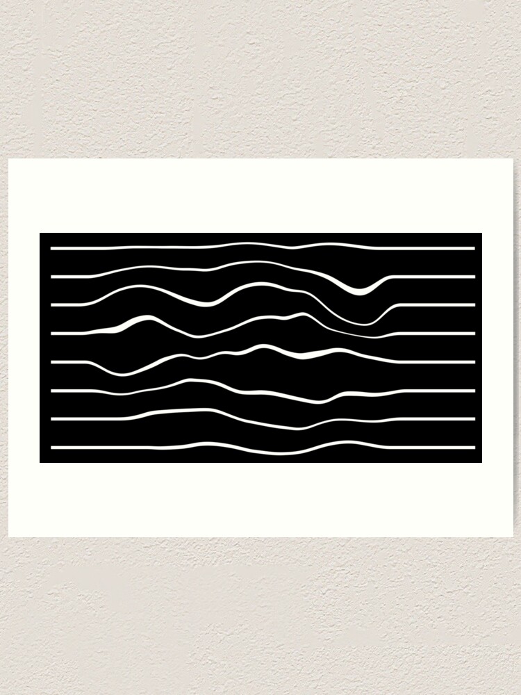 "Wiggly Lines Minimal Design (Line Art Collection)" Art Print by ...