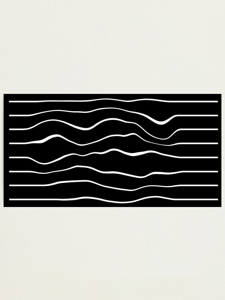 "Wiggly Lines Minimal Design (Line Art Collection)" Photographic Print ...