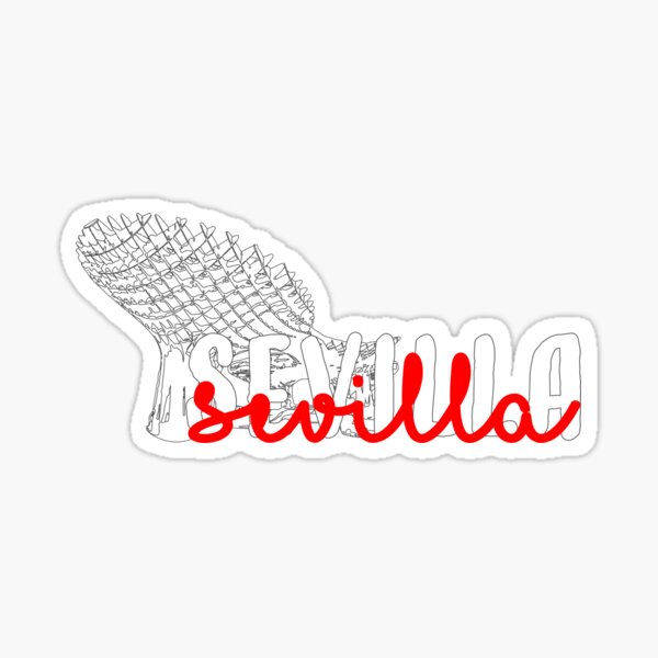 "Sevilla" Sticker for Sale by maya-reinstein | Redbubble
