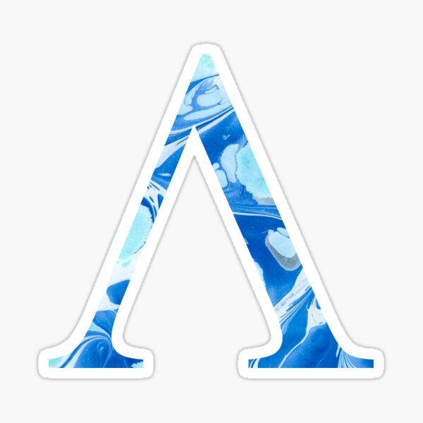 "Marble Lambda" Sticker for Sale by aliciamo | Redbubble
