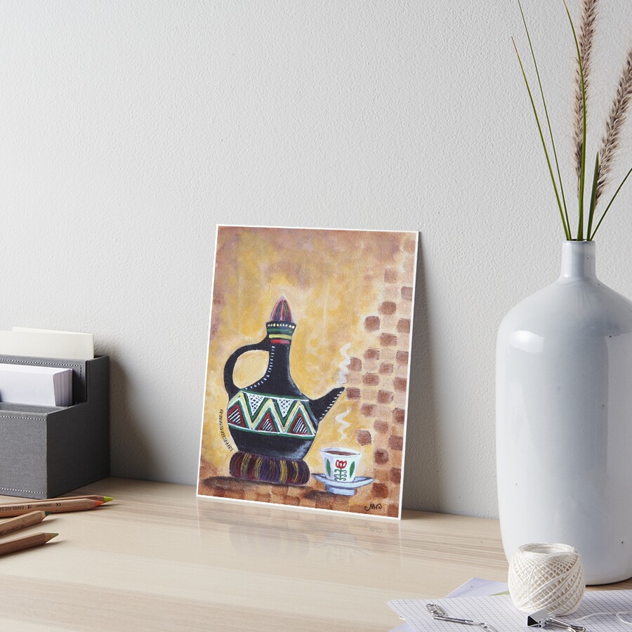 "Habesha Jebena and Finjaan Traditional East African Coffee Painting ...