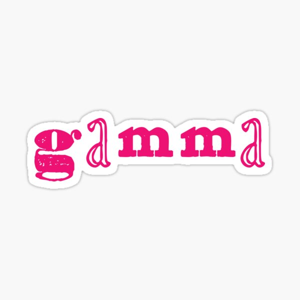 "gamma" Sticker for Sale by astrophysicks | Redbubble
