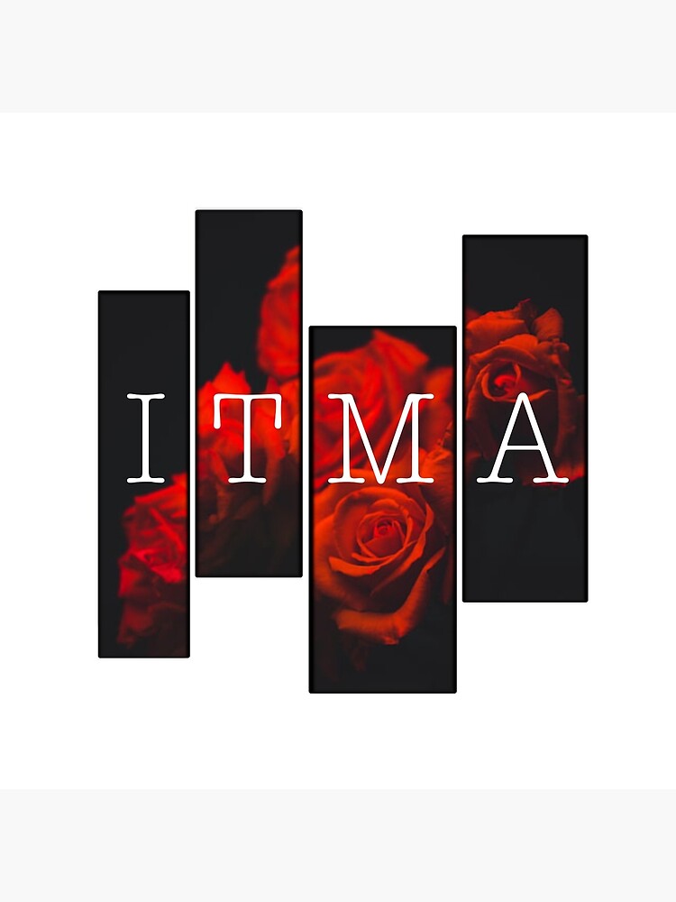 "ITMA rose design" Poster for Sale by benjarvisdesign | Redbubble