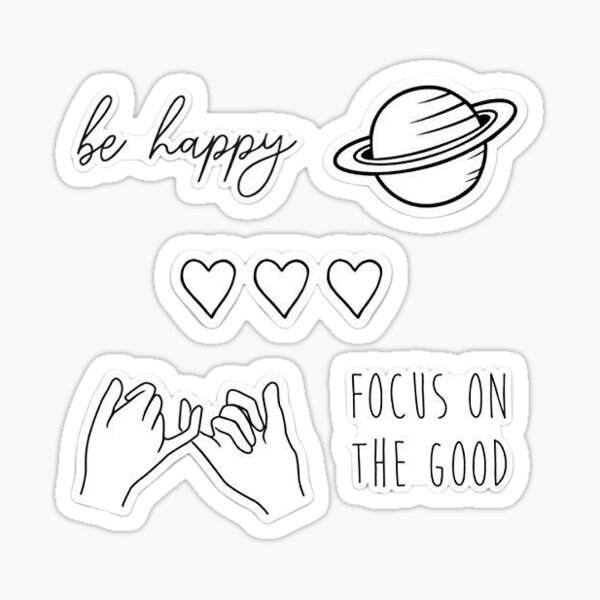 "White Sticker Pack " Sticker for Sale by Empiirean123 | Redbubble