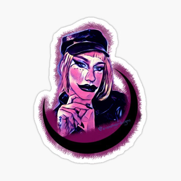 "PUNK GIRL REVAMP - RUN THE NIGHT COLLECTION" Sticker for Sale by ...