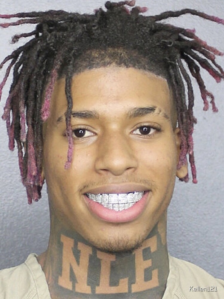 "NLE Mugshot" iPhone Case for Sale by Kellen121 | Redbubble