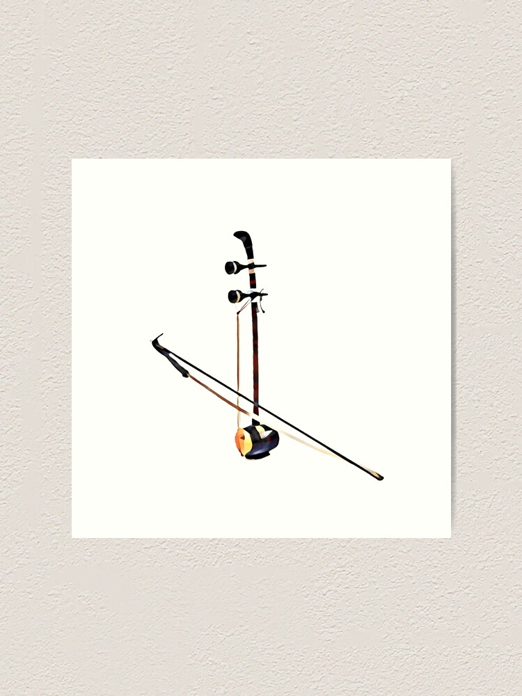 "haegeum (Korean musical instruments)" Art Print for Sale by ...