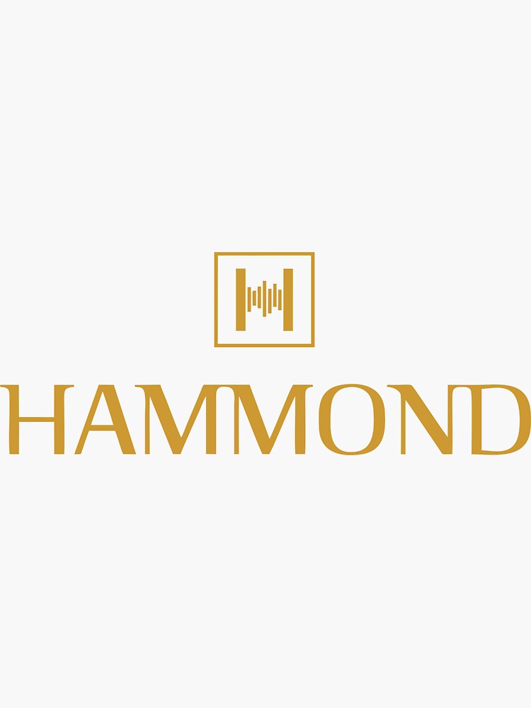 "Bestselling Hammond Organ Logo" Sticker for Sale by asnayta | Redbubble
