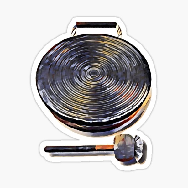 "jing (Korean musical instruments)" Sticker for Sale by adolpedesign ...