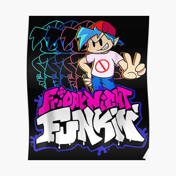 Friday Night Funkin Bf Posters | Redbubble
