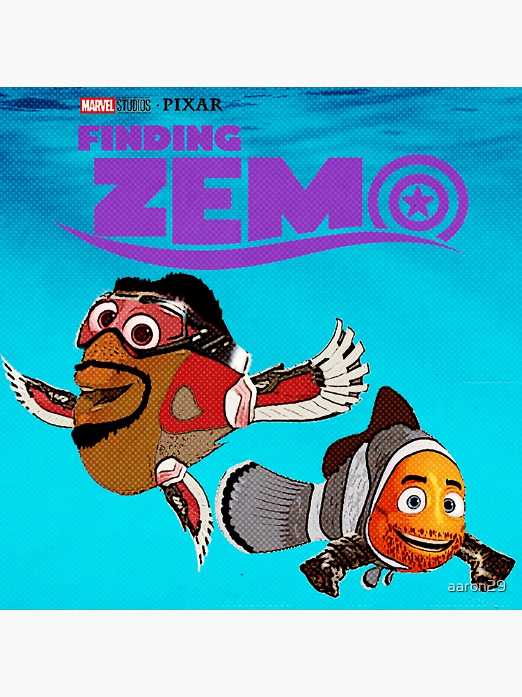 "Finding Zemo" Sticker for Sale by aaron29 | Redbubble