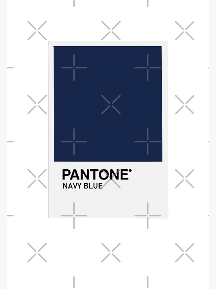 "Navy Blue Pantone" Poster for Sale by NAVY-BLUEE | Redbubble