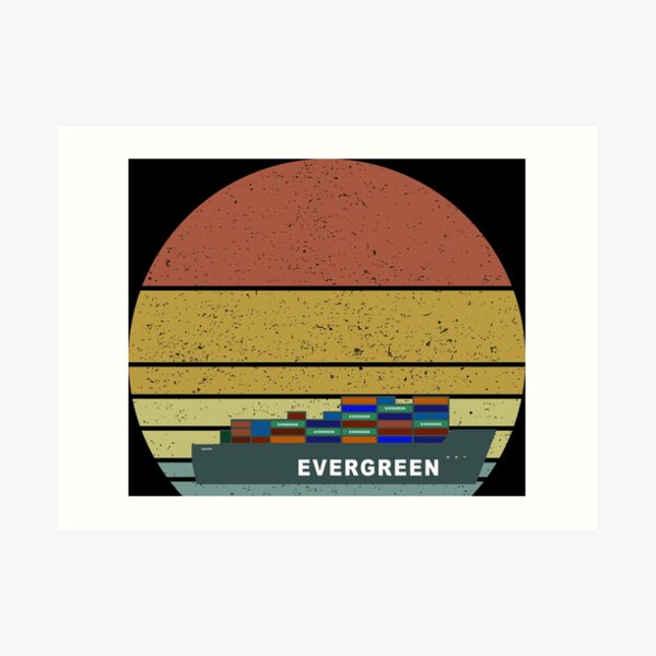 "Suez Canal Evergreen Ever Given Stuck Ship Meme" Art Print for Sale by ...