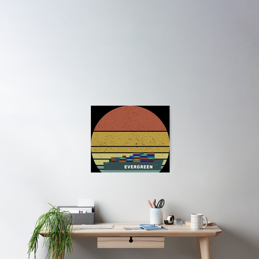 Póster «Canal de Suez Evergreen siempre atascado Meme de barco» de ...