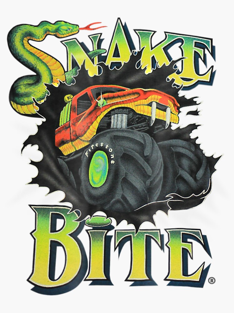 "Snake Bite Burst Out" Sticker by MalindaKeeling | Redbubble