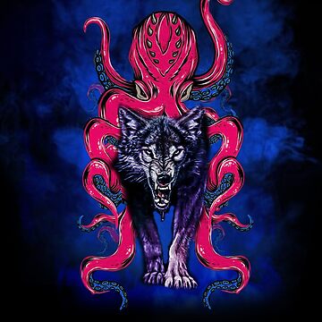 "OctopusWulf" Sticker for Sale by OctopusWulf | Redbubble