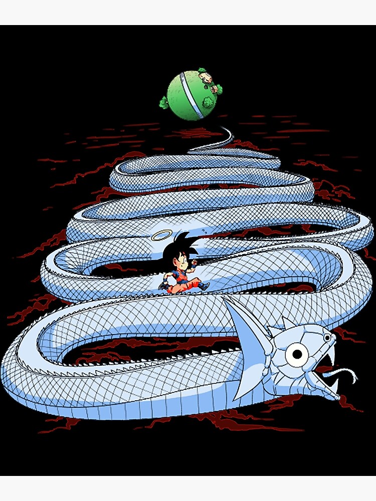 "Goku snake way " Poster for Sale by sawqdaj19 | Redbubble