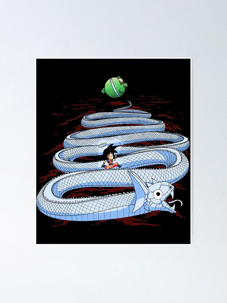 "Goku snake way " Poster for Sale by sawqdaj19 | Redbubble