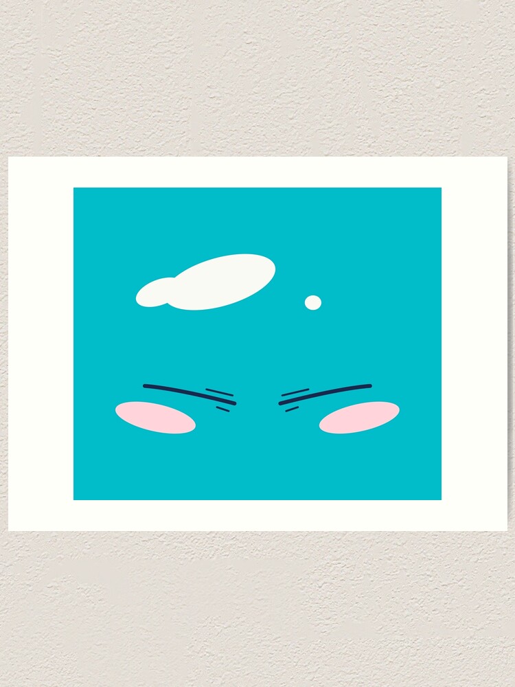 "Rimuru Face Slime Chibi" Art Print by Raitoseji | Redbubble