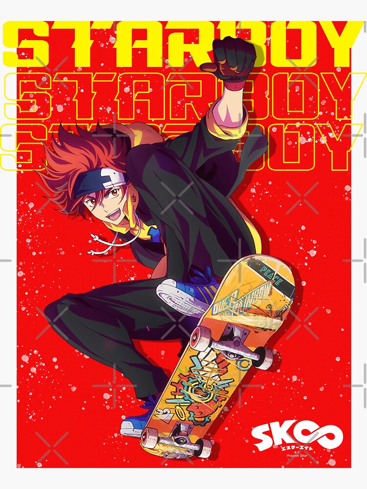 "reki || sk8 the infinity" Sticker for Sale by TrueYou | Redbubble