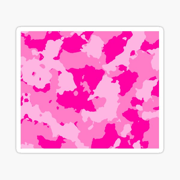 "Pink Camouflage" Sticker for Sale by CosyPatterns | Redbubble