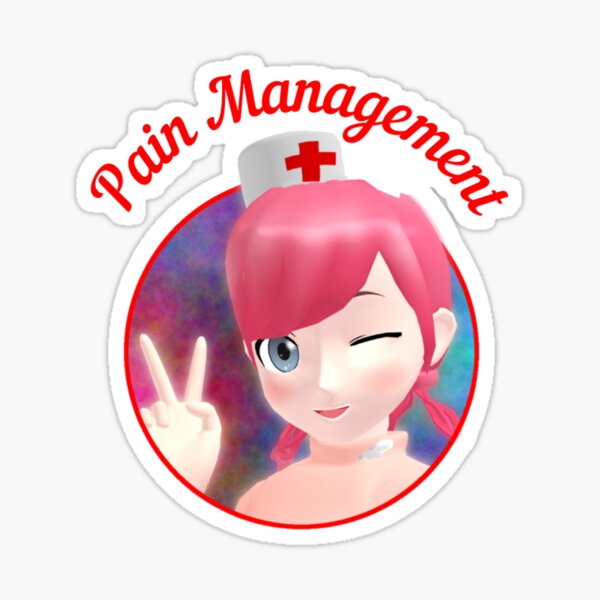 "Pain Management Nurse" Sticker for Sale by DigitalSantino | Redbubble
