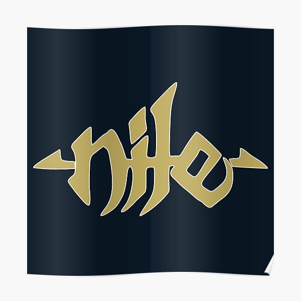 "Nile Band Logo" Poster for Sale by onabis | Redbubble