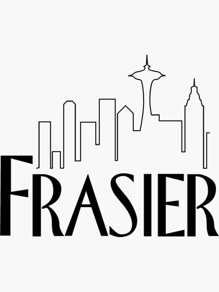 "frasier" Sticker for Sale by vypaqasfdd | Redbubble