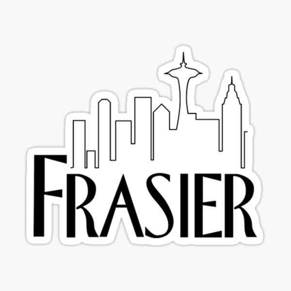 "frasier" Sticker for Sale by vypaqasfdd | Redbubble