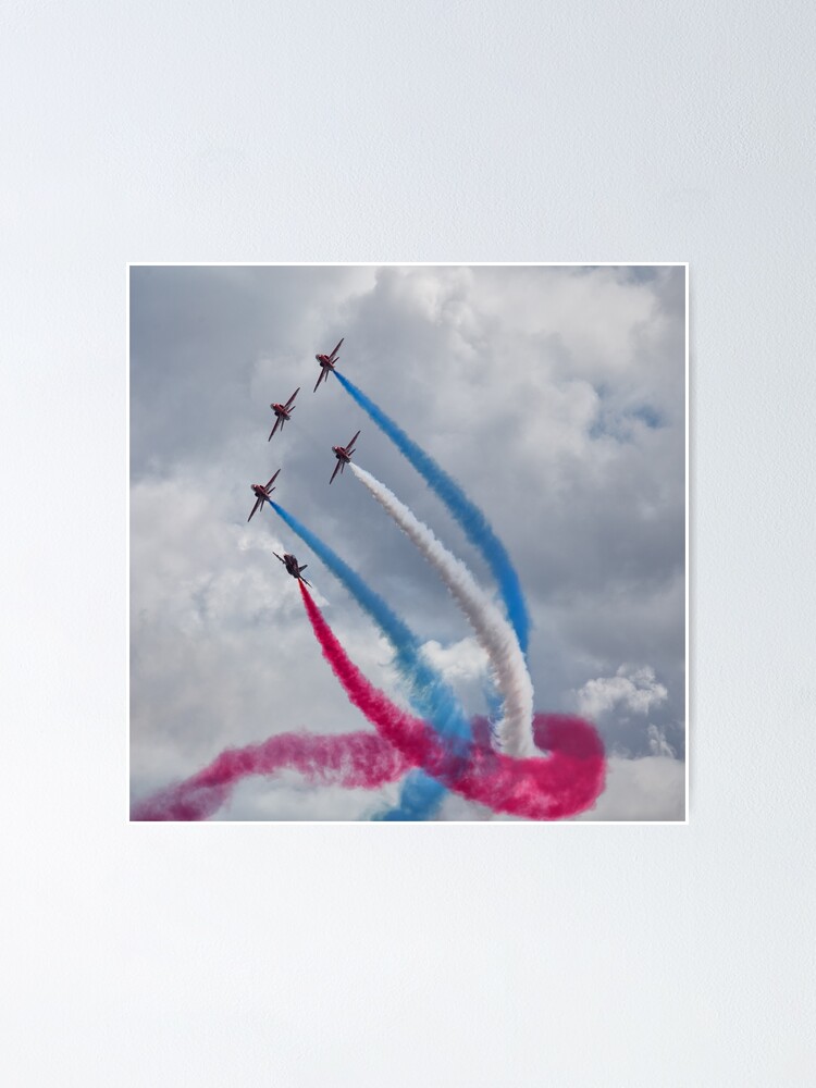 "The Red Arrows" Poster by StephenJSmith | Redbubble