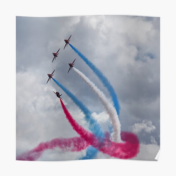 "The Red Arrows" Poster by StephenJSmith | Redbubble