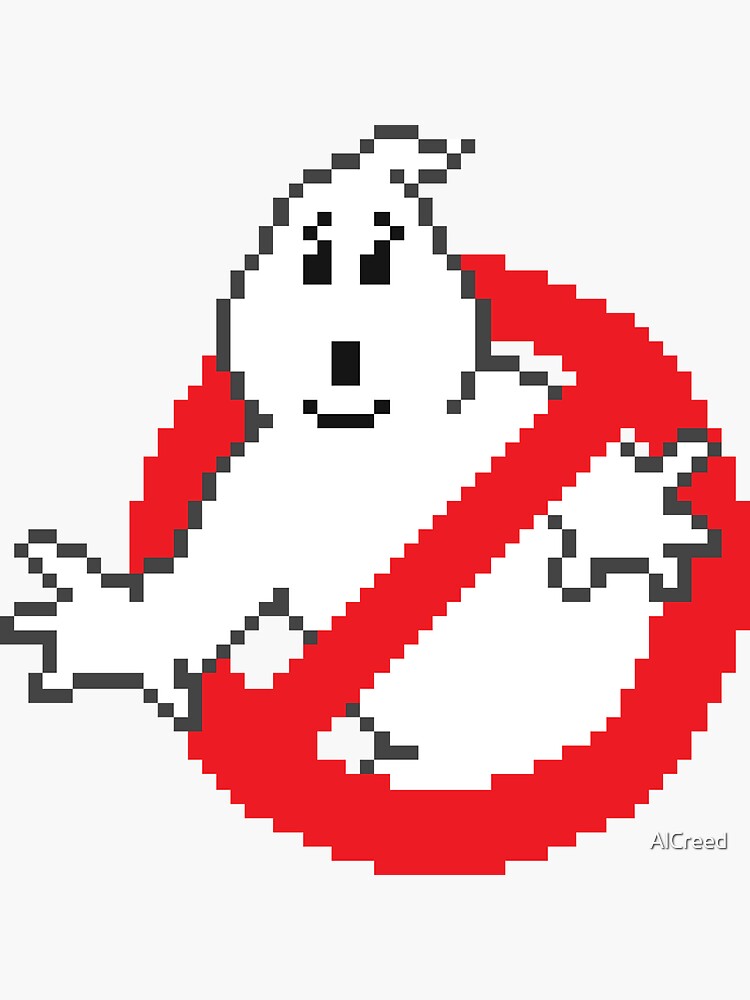 "8-bit 'Busters" Sticker for Sale by AlCreed | Redbubble