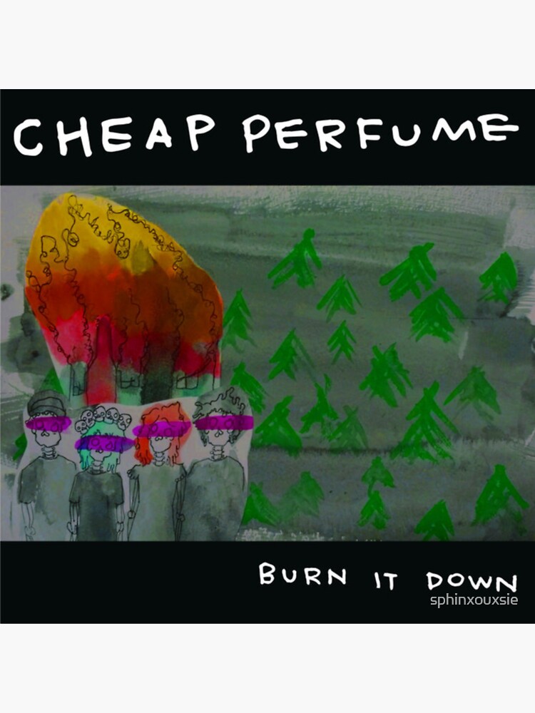 "Cheap Perfume logo" Sticker for Sale by sphinxouxsie | Redbubble