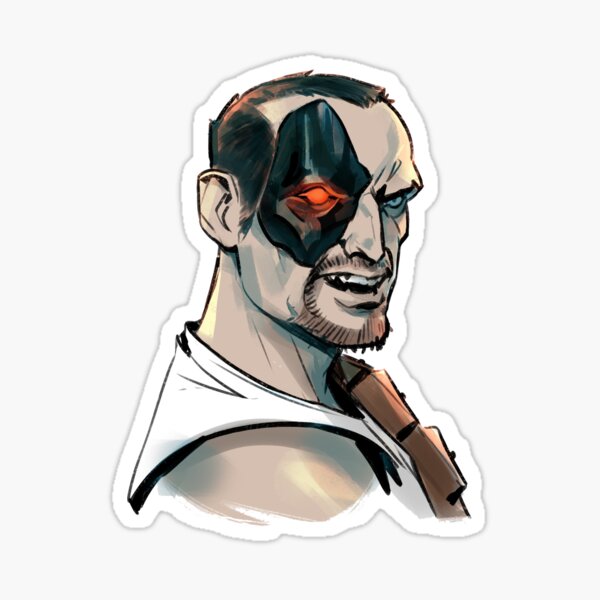 "Kano Head Minimal" Sticker for Sale by Shinobi23 | Redbubble