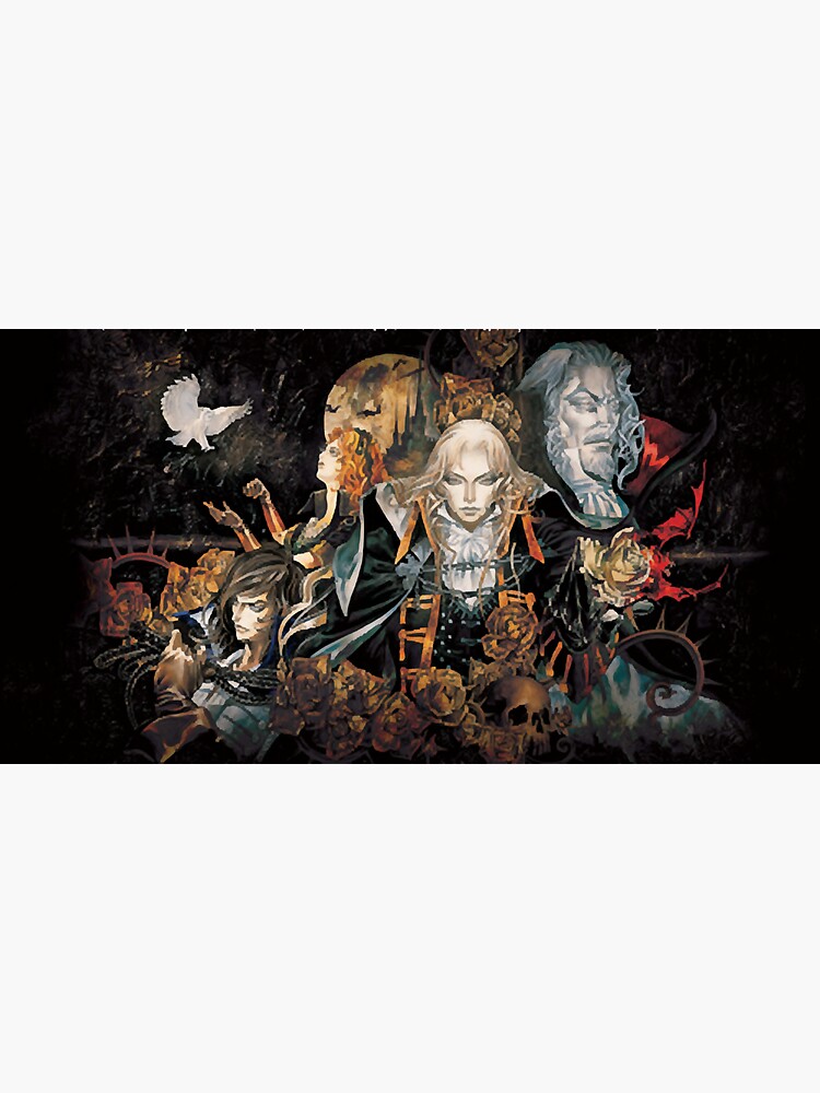"symphony of the night / castlevania " Sticker by sawqdaj19 | Redbubble