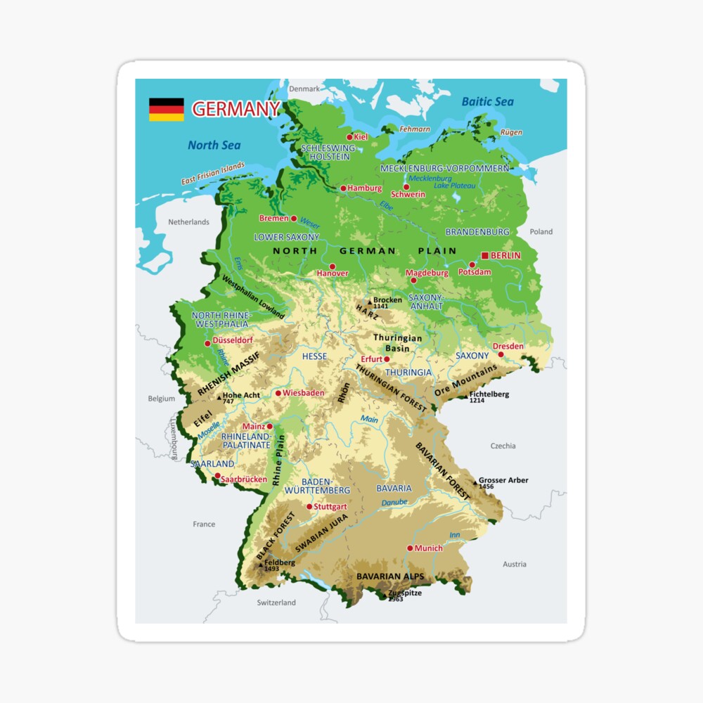 Germany Physical Features