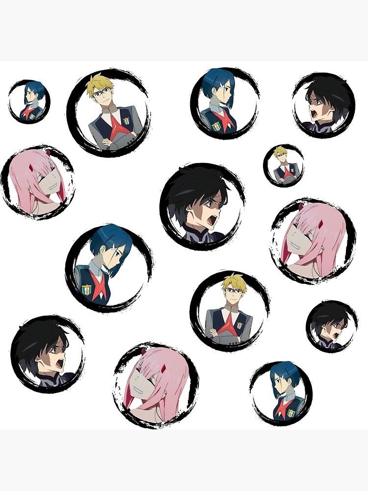 Lámina fotográfica «Hiro, Goro, Ichigo, Zero two, Darling in the Franxx ...
