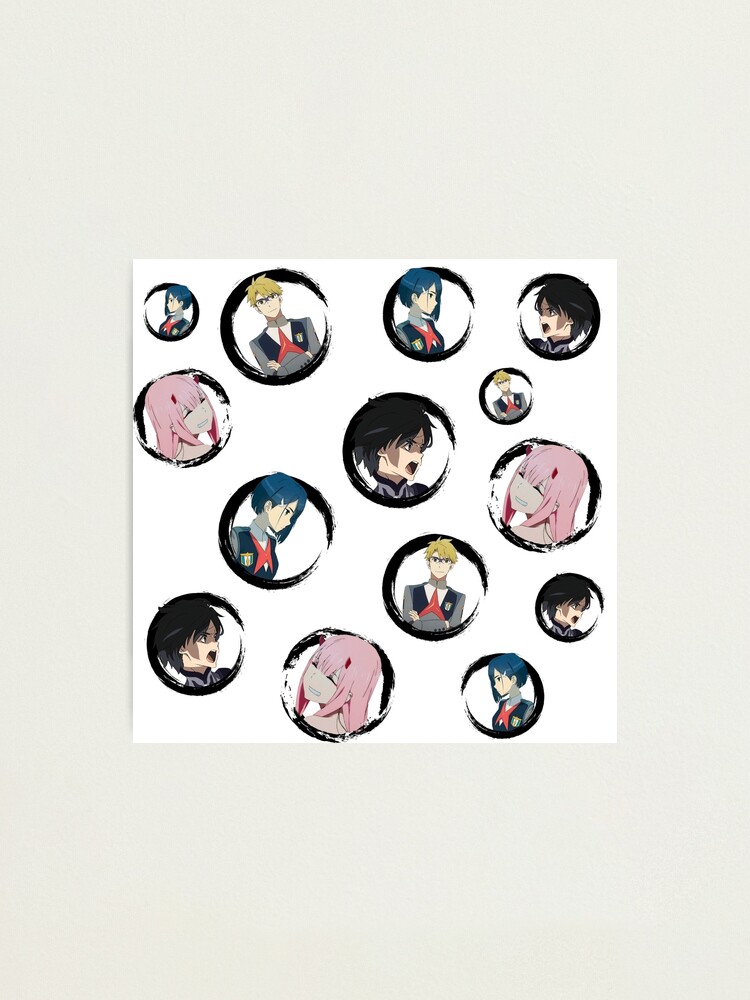 Lámina fotográfica «Hiro, Goro, Ichigo, Zero two, Darling in the Franxx ...