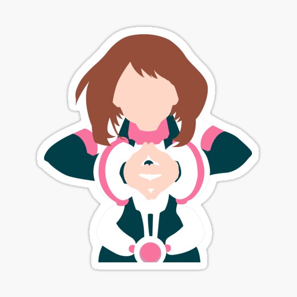 Uraraka Ochako Stickers | Redbubble