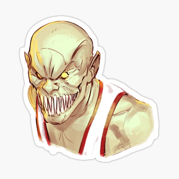 "Baraka Head Minimal" Sticker for Sale by Shinobi23 | Redbubble