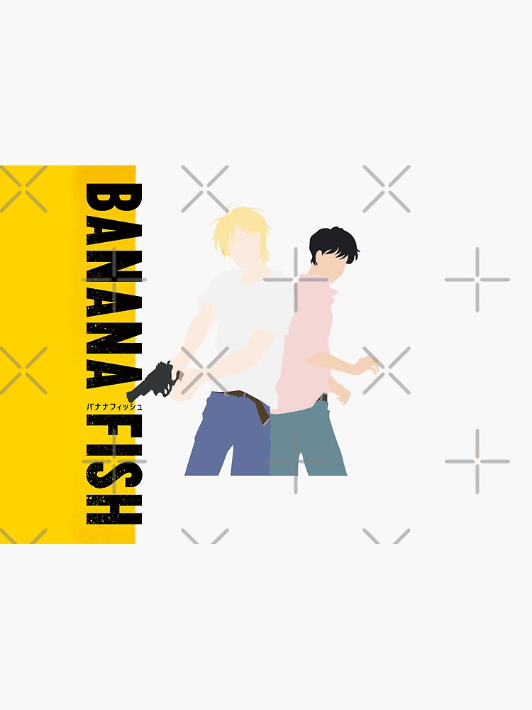 "Banana Fish Logo" Sticker for Sale by Dcfunmeme | Redbubble