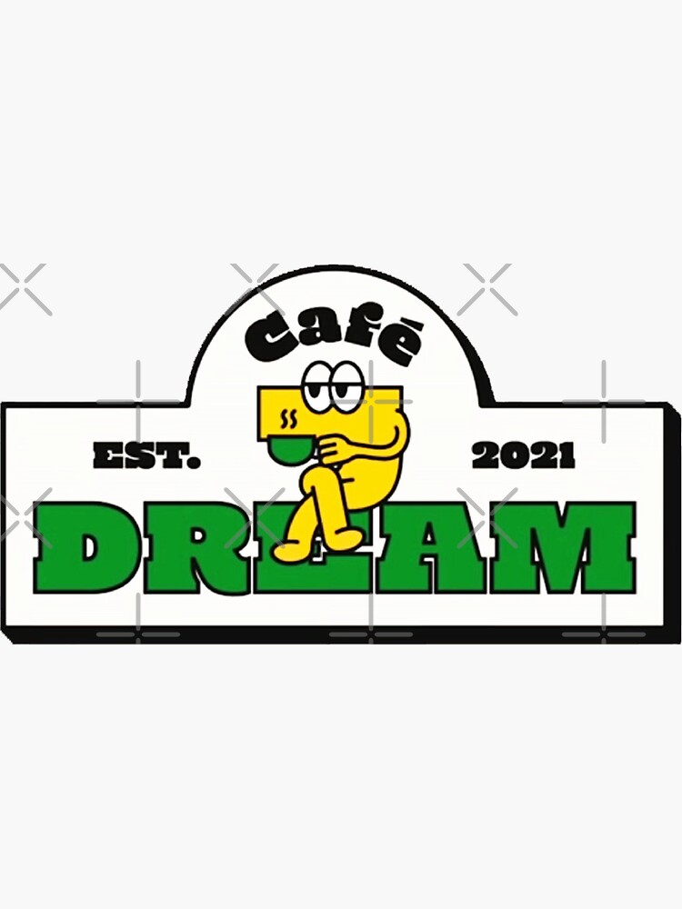 "7 Dream Cafe" Sticker for Sale by nurfzr | Redbubble
